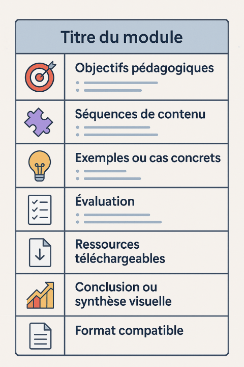 Structurer un module de formation : méthode simple et certifiable